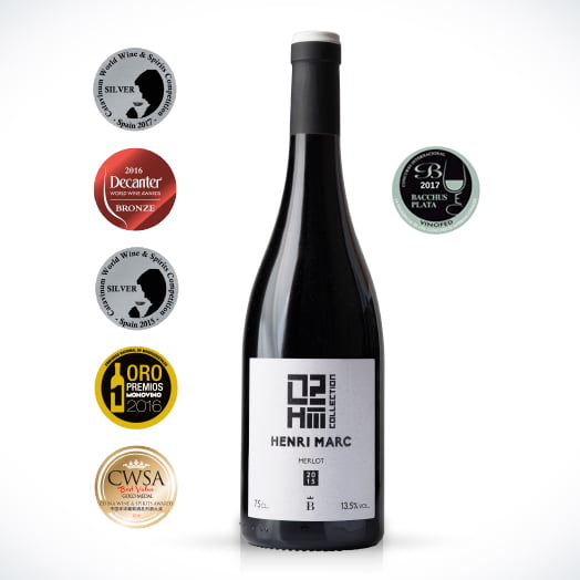 Henri Marc Merlot de Baronía de Turís, Oro en Mundus Vini