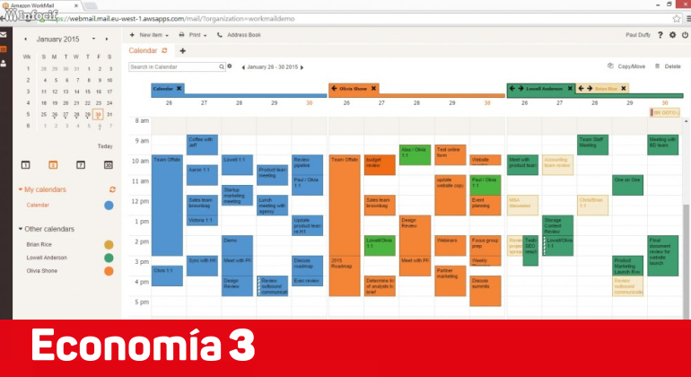 Así es Workmail, el correo profesional de Amazon | Economía 3