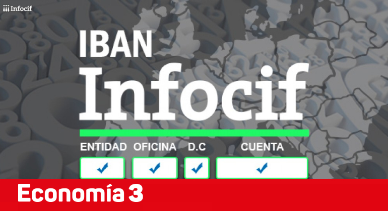 Calcula el código IBAN de forma rápida y sencilla en Infocif | Economía 3