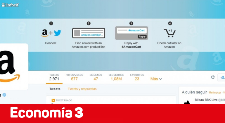 Amazon se alía con Twitter y permite comprar a través de la red social ...