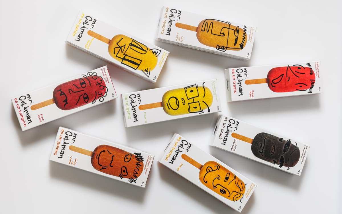 Mr. Coldman, la marca que pone "emociones" a los helados
